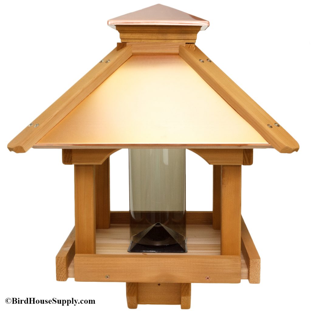 Luxurious Gazebo Bird Feeder by Woodlink with Copper Top