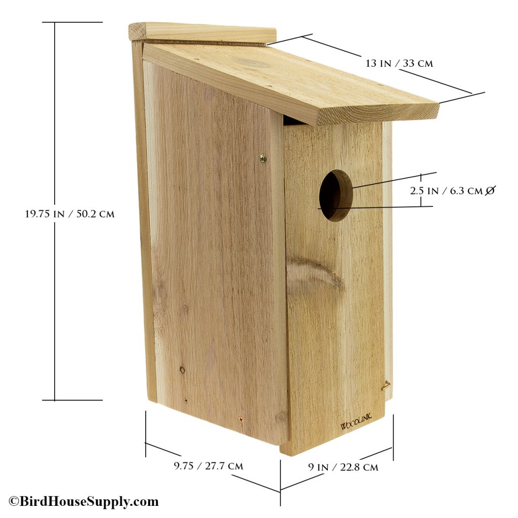 Woodlink Flicker House Nesting Box at BirdhouseSupply.com